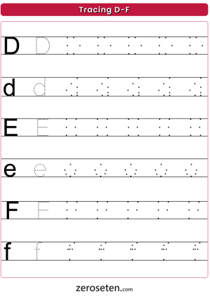 Tracing D-F - Zero se Ten Blog