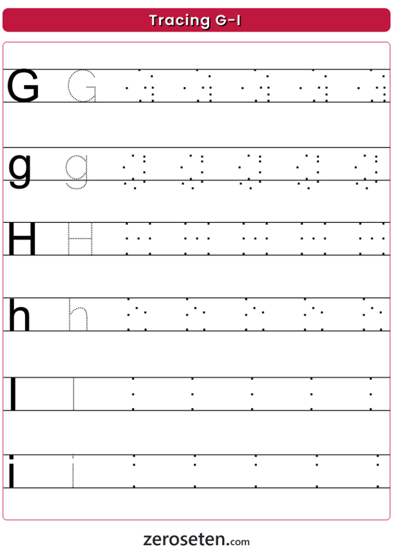 Tracing G-I - Zero se Ten Blog