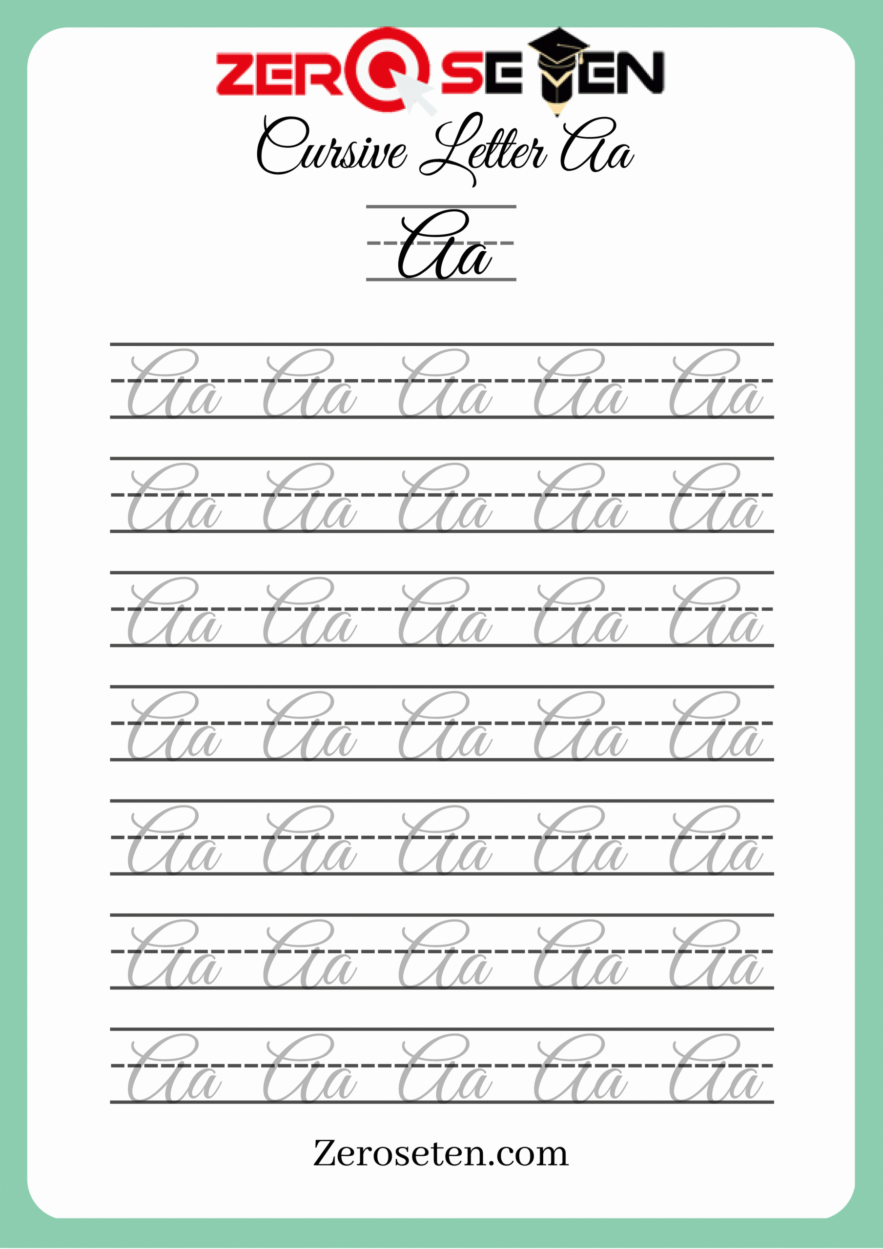 Cursive Letters Archives Zero Se Ten Blog Cursive Letters Archives Zero Se Ten Blog